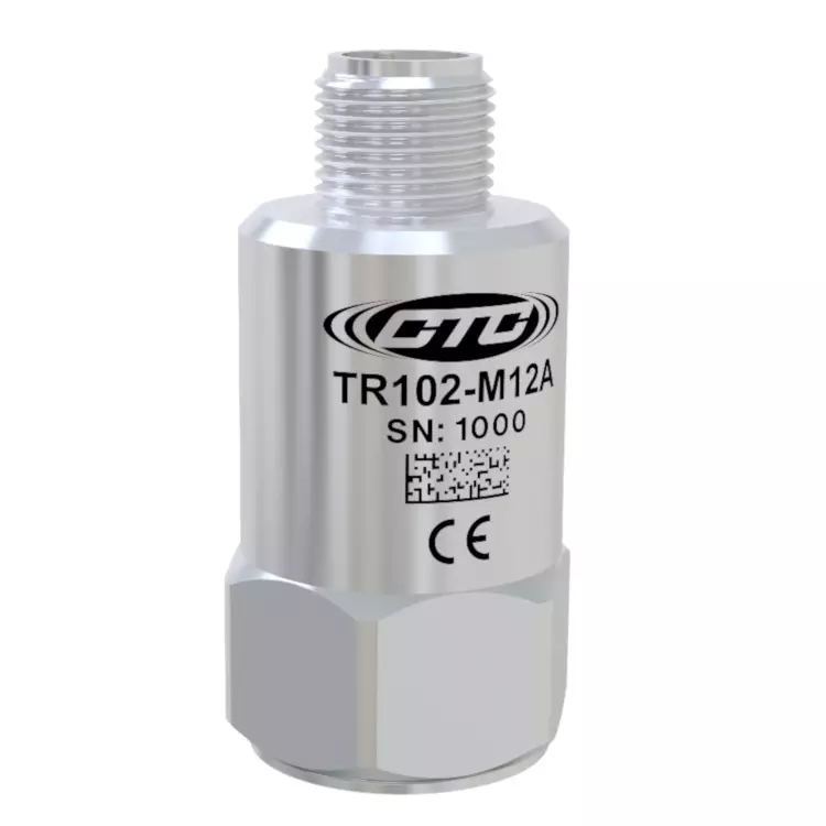 TR102-M12A - RTD Sensor, 100 mV/g, with 4 pin M12 top connector - Amet ...
